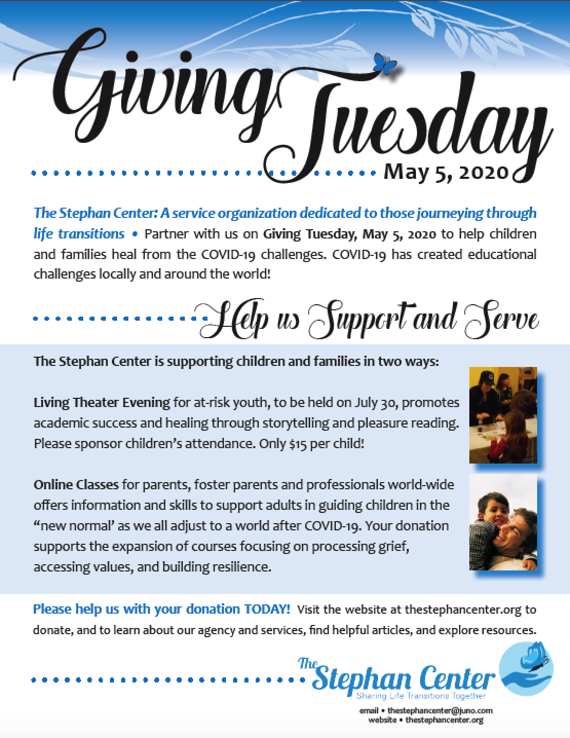 Donate - The Stephan Center